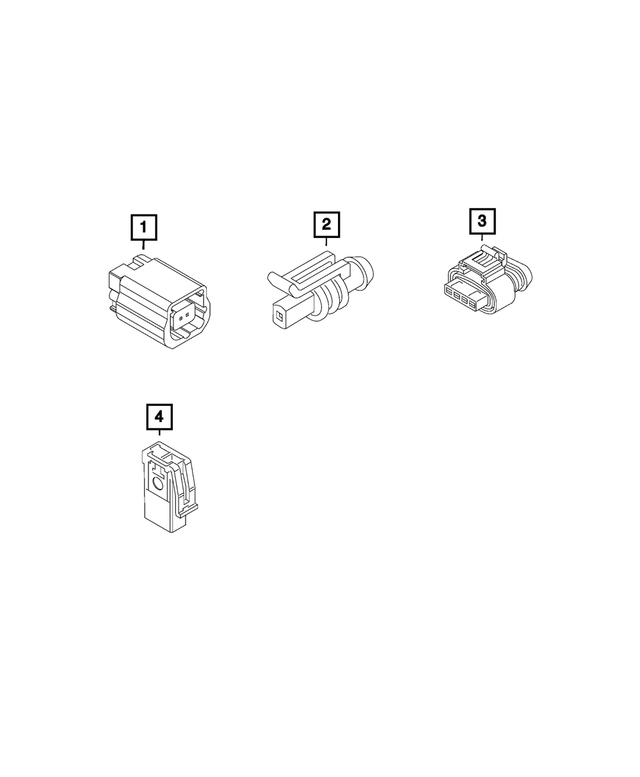 2014-2022 Mopar Electrical Connector 68266507AA | Mopar eStore