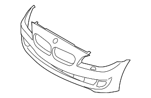 51118058998 - 2014-2016 BMW Bumper Cover (51-11-8-058-998) | BMW of ...