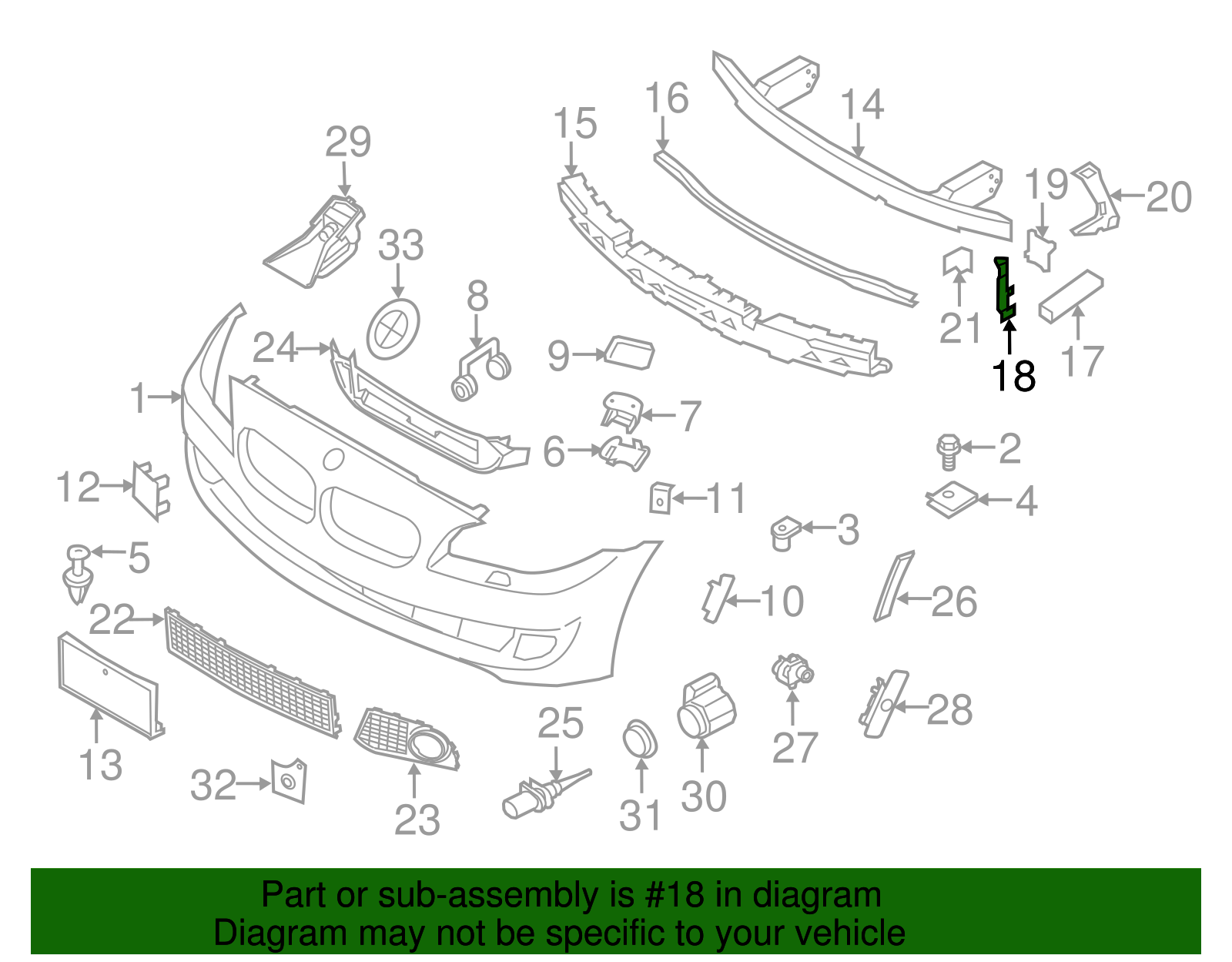 51117158894 - 2009-2019 BMW Connector Plate (51-11-7-158-894) | BMW of ...