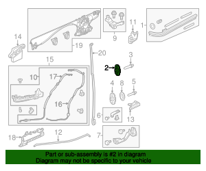 72506-THR-A12 - Stopper 2018-2024 Honda Odyssey | Honda Parts Online