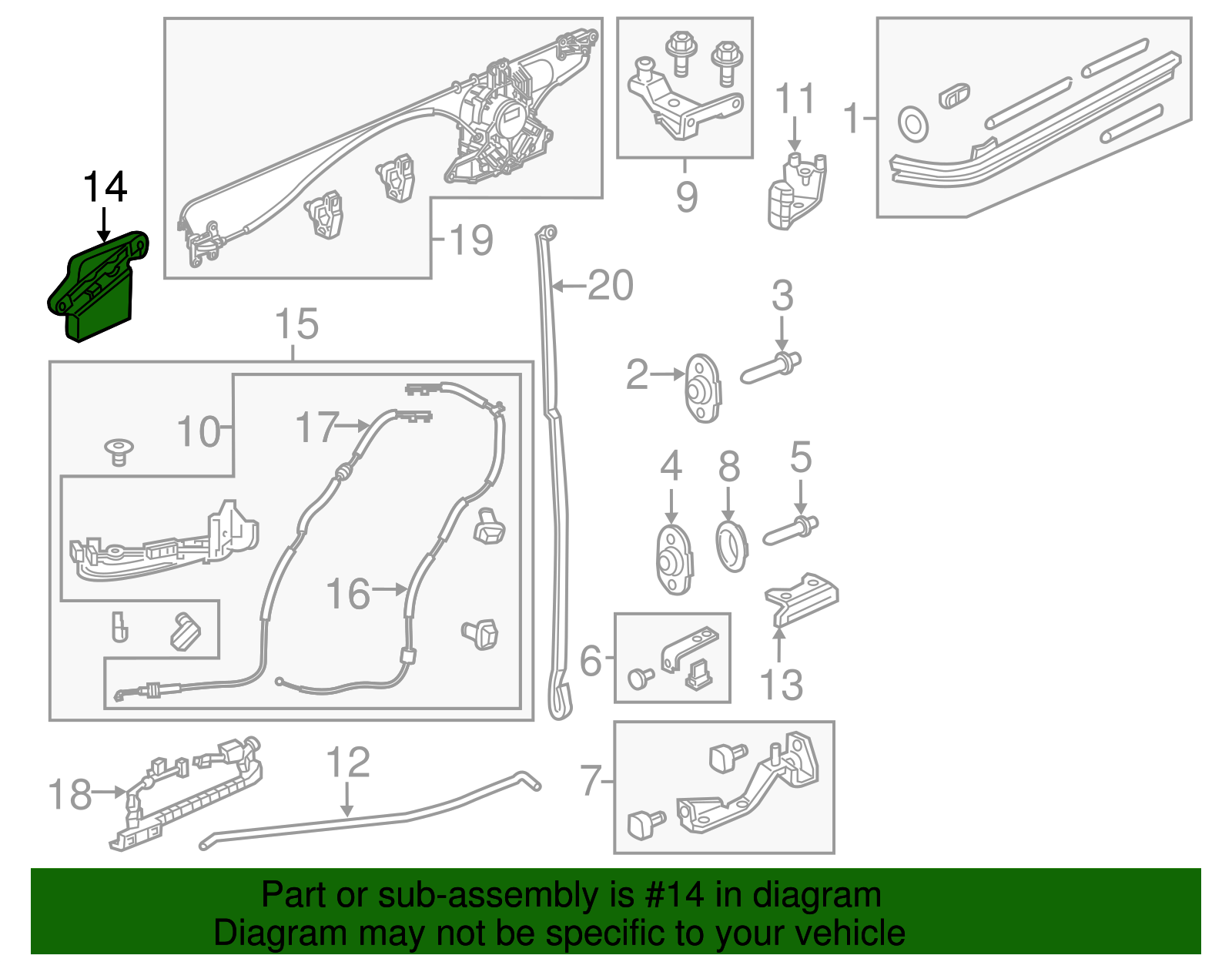 72674-THR-A00 - Pad 2018-2024 Honda Odyssey | Honda Parts Online