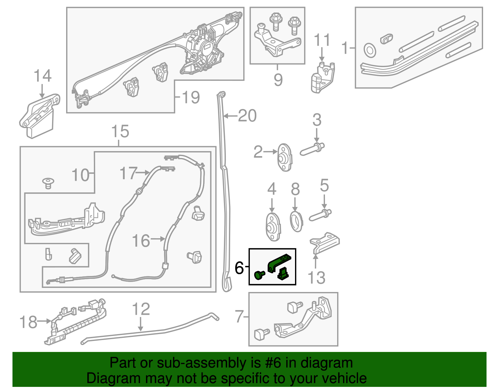 72548-THR-A01 - Stopper 2018-2024 Honda Odyssey | Honda Parts Online