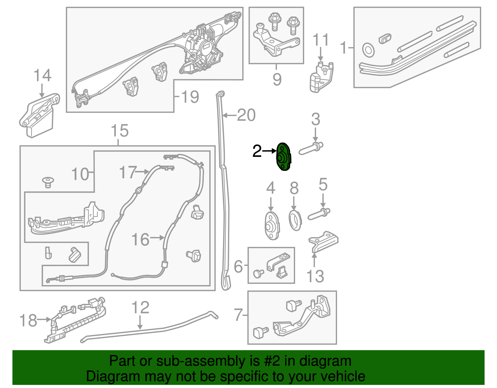 72506-THR-A12 - Stopper 2018-2024 Honda Odyssey | Honda Parts Online