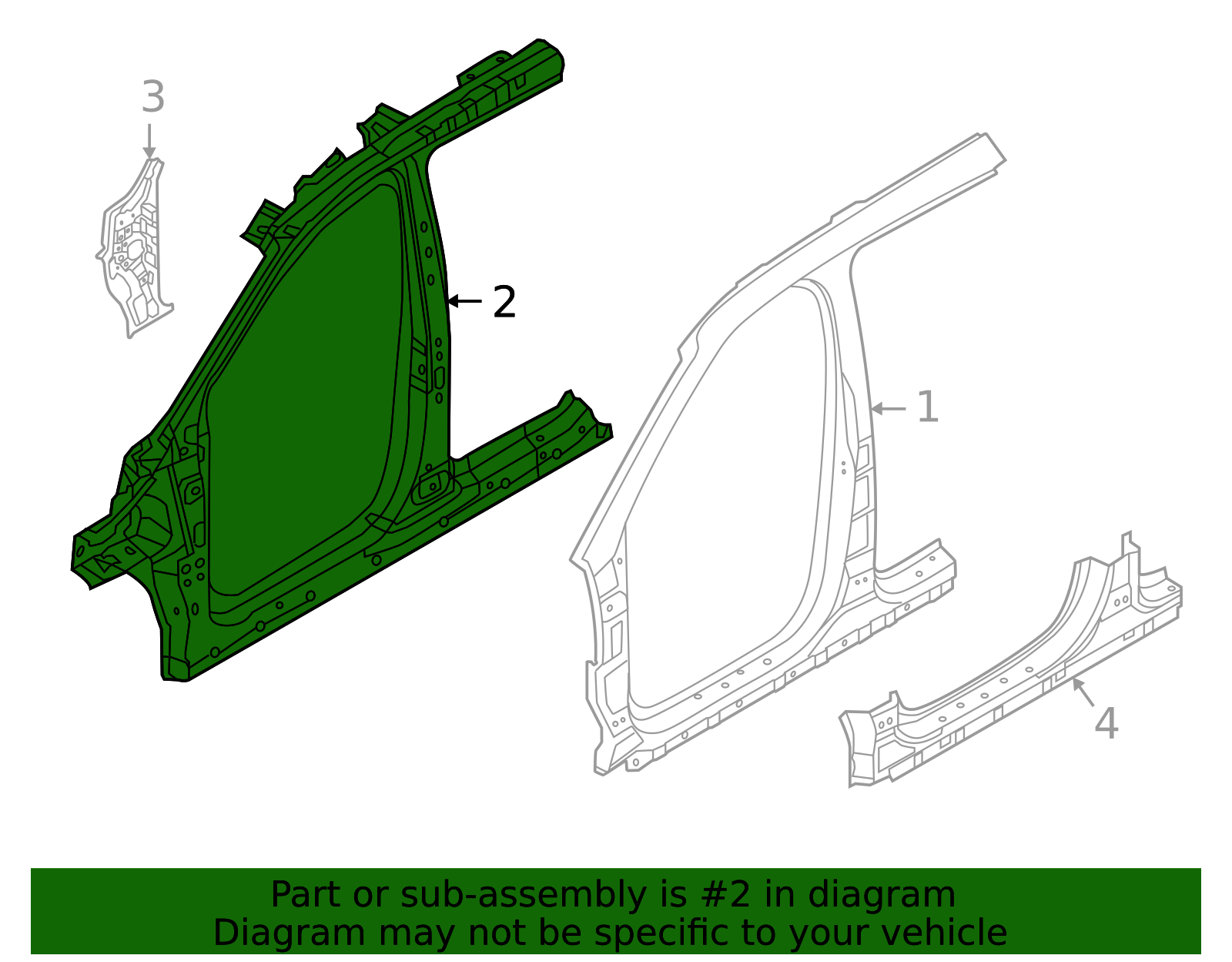 71110-P2000 - Aperture Reinforced 2021-2023 Kia Sorento | Kia.Parts Store