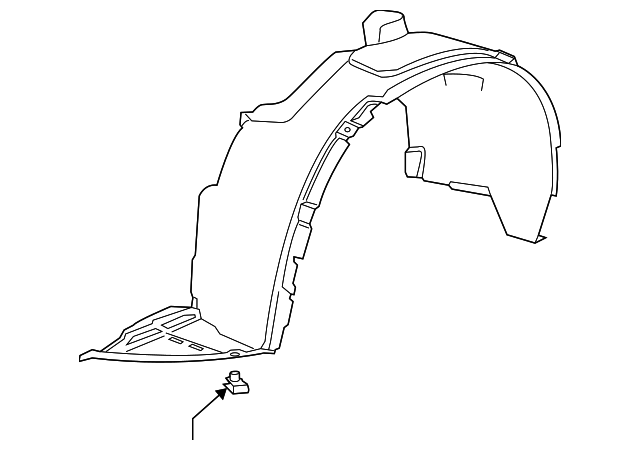 2017-2021 Chevrolet Trax Fender Liner - Driver's Side (LH) 94531745 ...