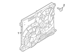 F2GZ-8C607-A 2015-2023 Ford Engine Cooling Fan Assembly | Fairway Ford ...