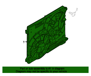 F2GZ-8C607-A 2015-2023 Ford Engine Cooling Fan Assembly | Fairway Ford ...