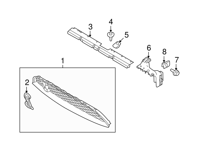 AR3Z-8B455-B - Side Bracket 2010-2014 Ford Mustang | AutoNationParts.com