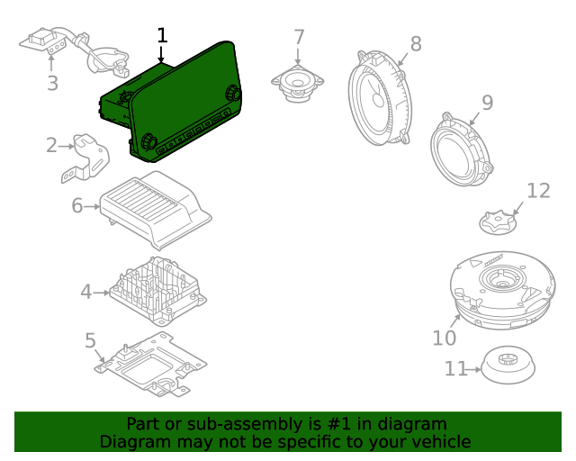 2022-2023 Mitsubishi Outlander Display Unit 8740A049 | QuirkParts
