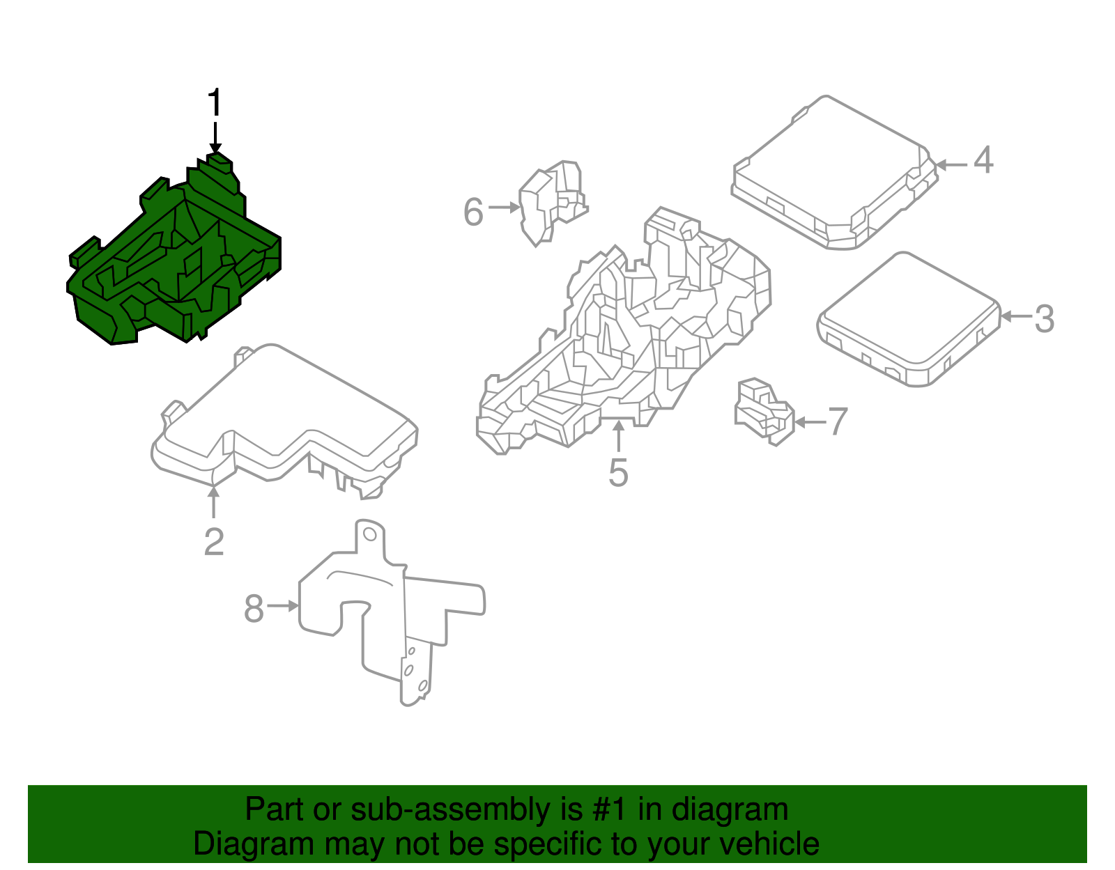 2014-2023 Nissan Fuse Box 24381-4BA0A | OEM Parts Online