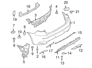 51-12-7-210-542 - Decor trim, right 2010-2014 BMW X6 | AutoNationParts.com