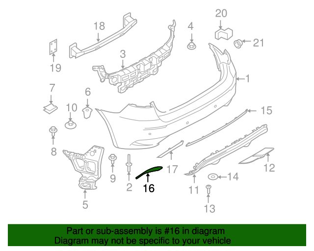 51-12-7-210-542 - Decor trim, right 2010-2014 BMW X6 | AutoNationParts.com
