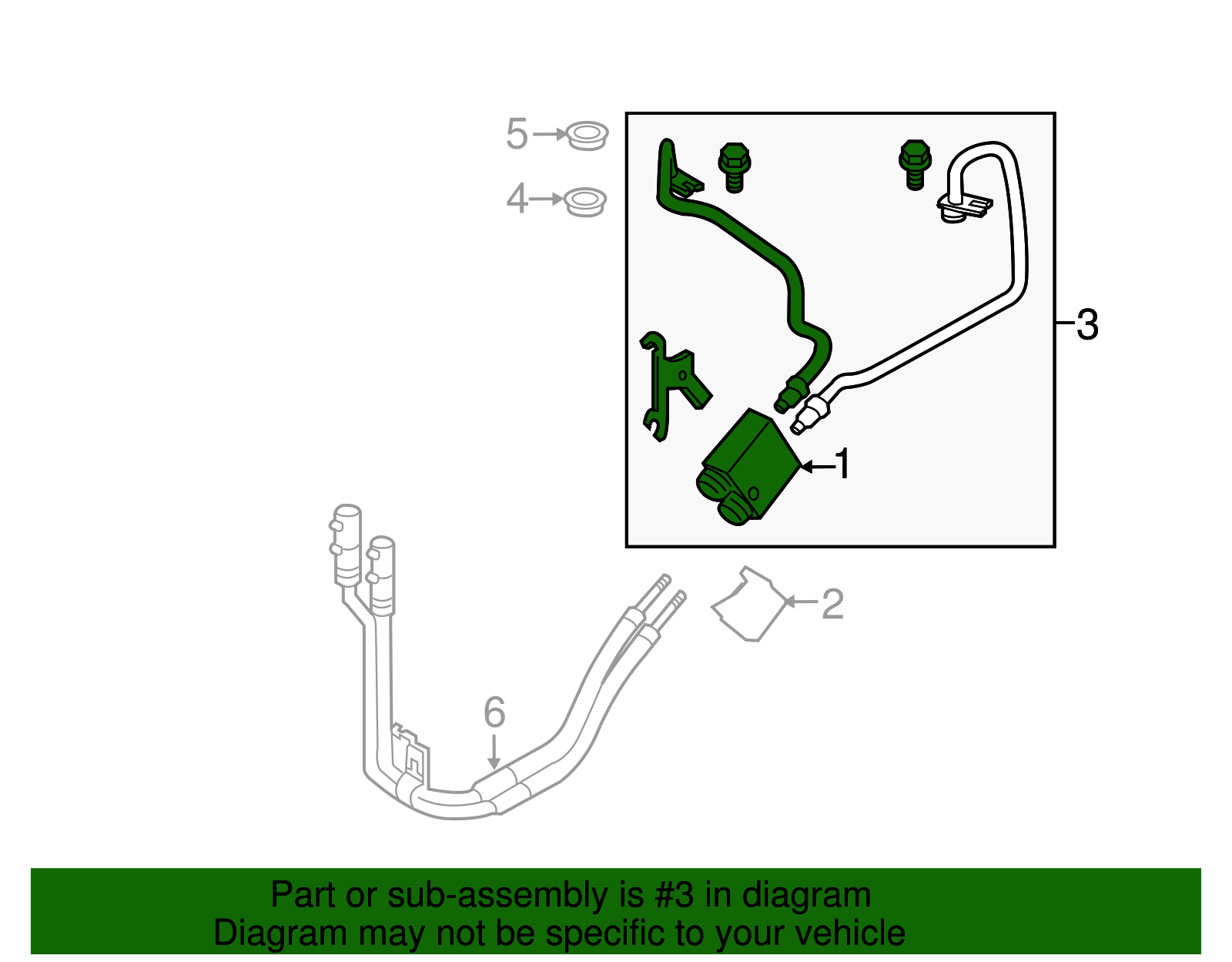 2009-2019 Ford Automatic Transmission Oil Cooler Tube AG1Z-7R081-B ...