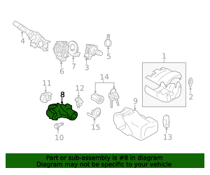 83126VC000 - Steering Lock 2022-2024 Subaru | Subaru Direct Wholesale
