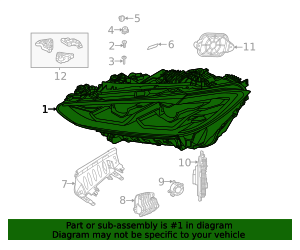 63-11-9-851-045 - Lens & Housing 2021-2024 BMW | Genuine BMW Parts
