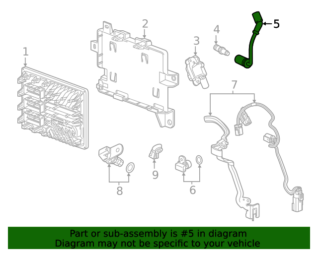 2014-2024 GM Spark Plug Wire 12716289 GM | GMPartsDirect.com
