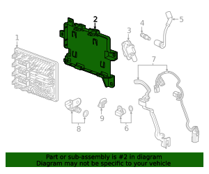 2018-2020 GM Engine Control Module Bracket 84268449 | AutoNationParts.com