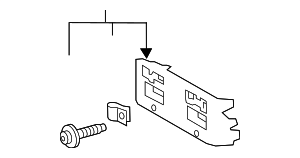 2016-2022 Lexus License Bracket 52114-0E100 | OEM Parts Online