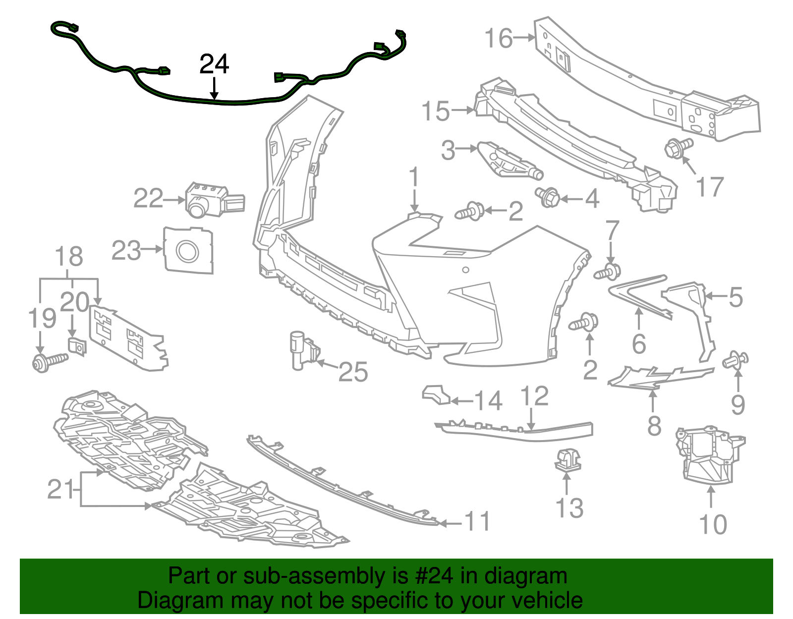 2016-2019 Lexus Harness 82114-0E030 | OEM Parts Online