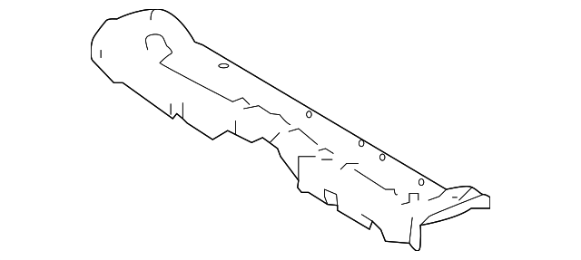 53205-02300 - Radiator Support Tie Bar - 2019-2022 Toyota Corolla ...