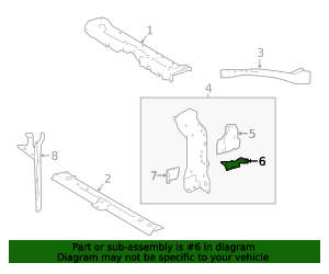 53245-02030 - Headlamp Bracket - 2019-2023 Toyota Corolla | OEM Genuine ...