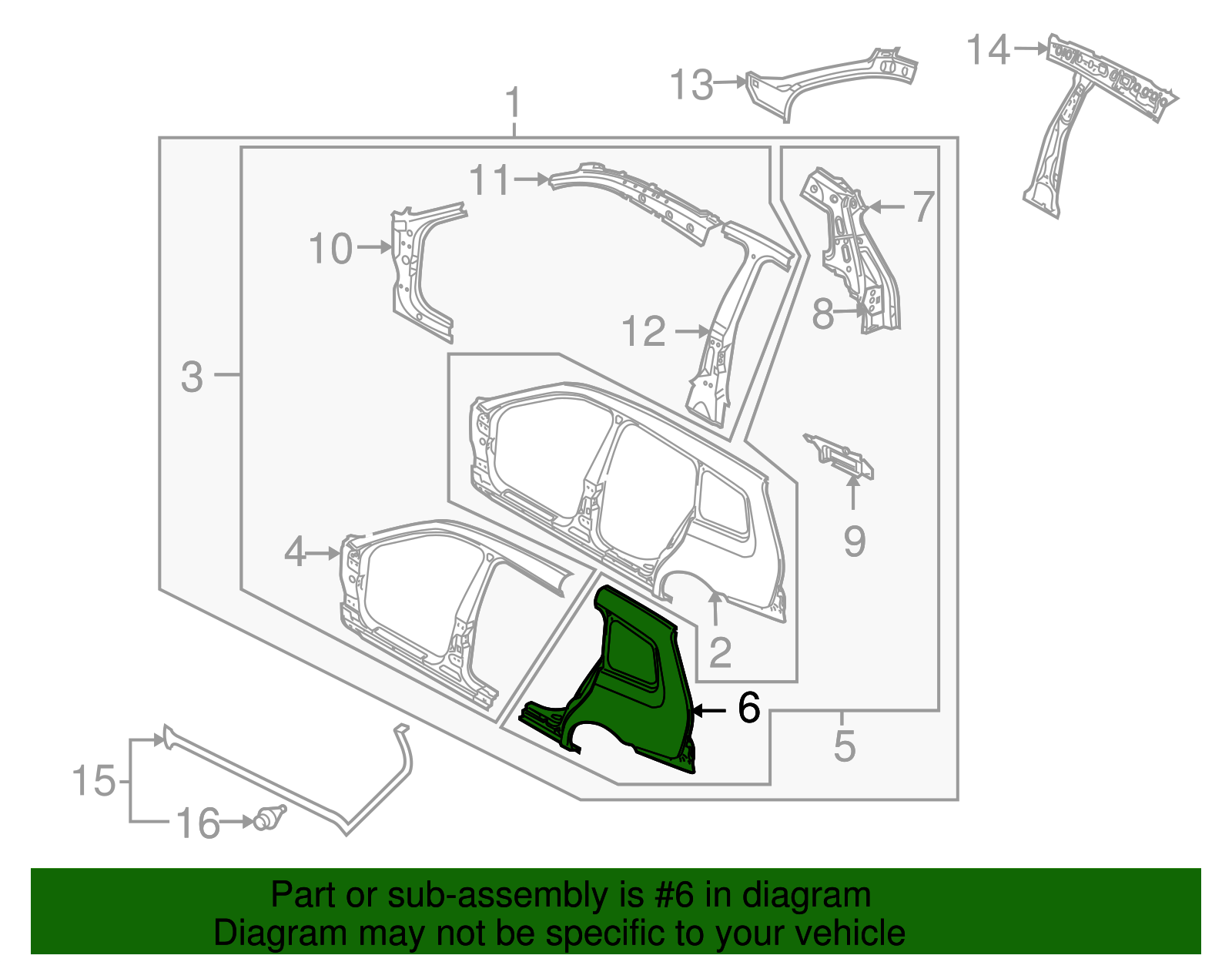 Genuine Side Panel for 2006-2011 Saab 9-3 | Part# 93186065 | Over 30% ...