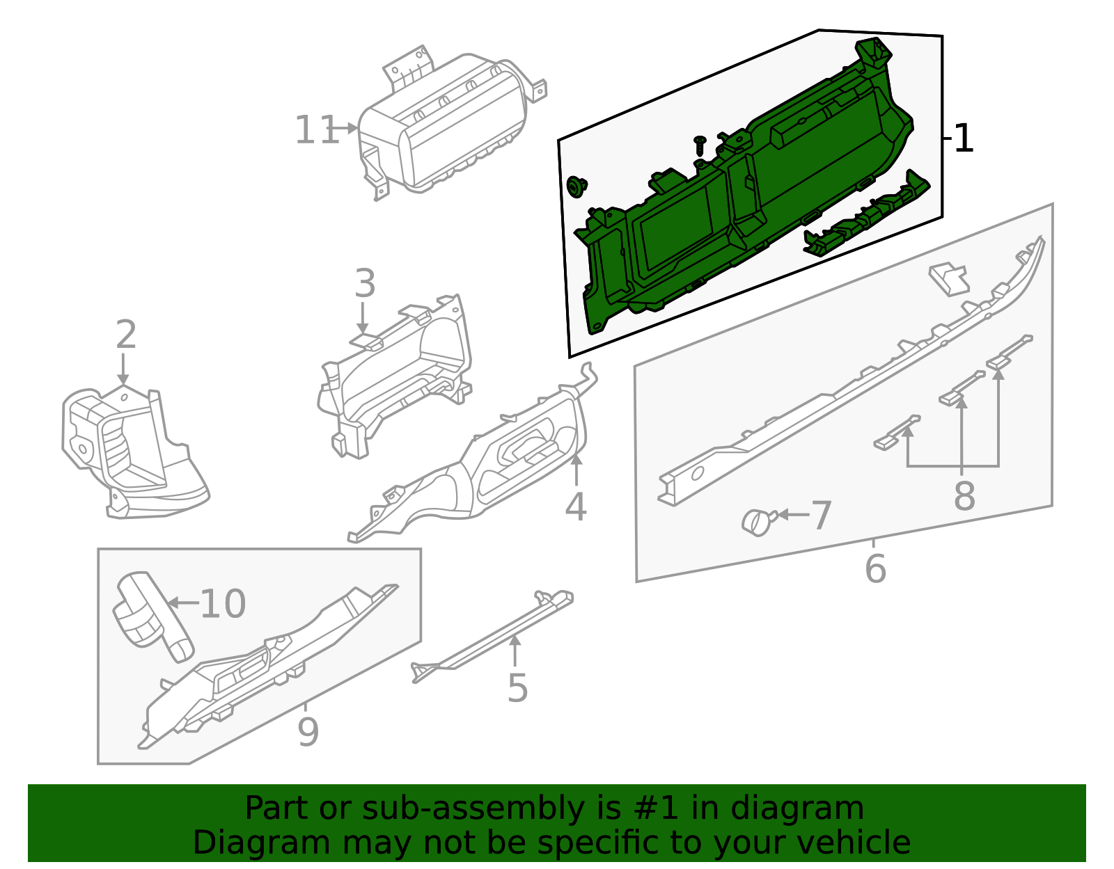 M2DZ-7804338-BZ - Front Panel 2021-2024 Ford Bronco | Big 3 Auto Parts