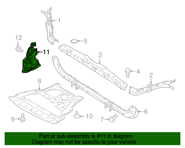 2017-2019 Nissan Rogue Sport Side Cover - Passenger Side (RH) 64838 ...
