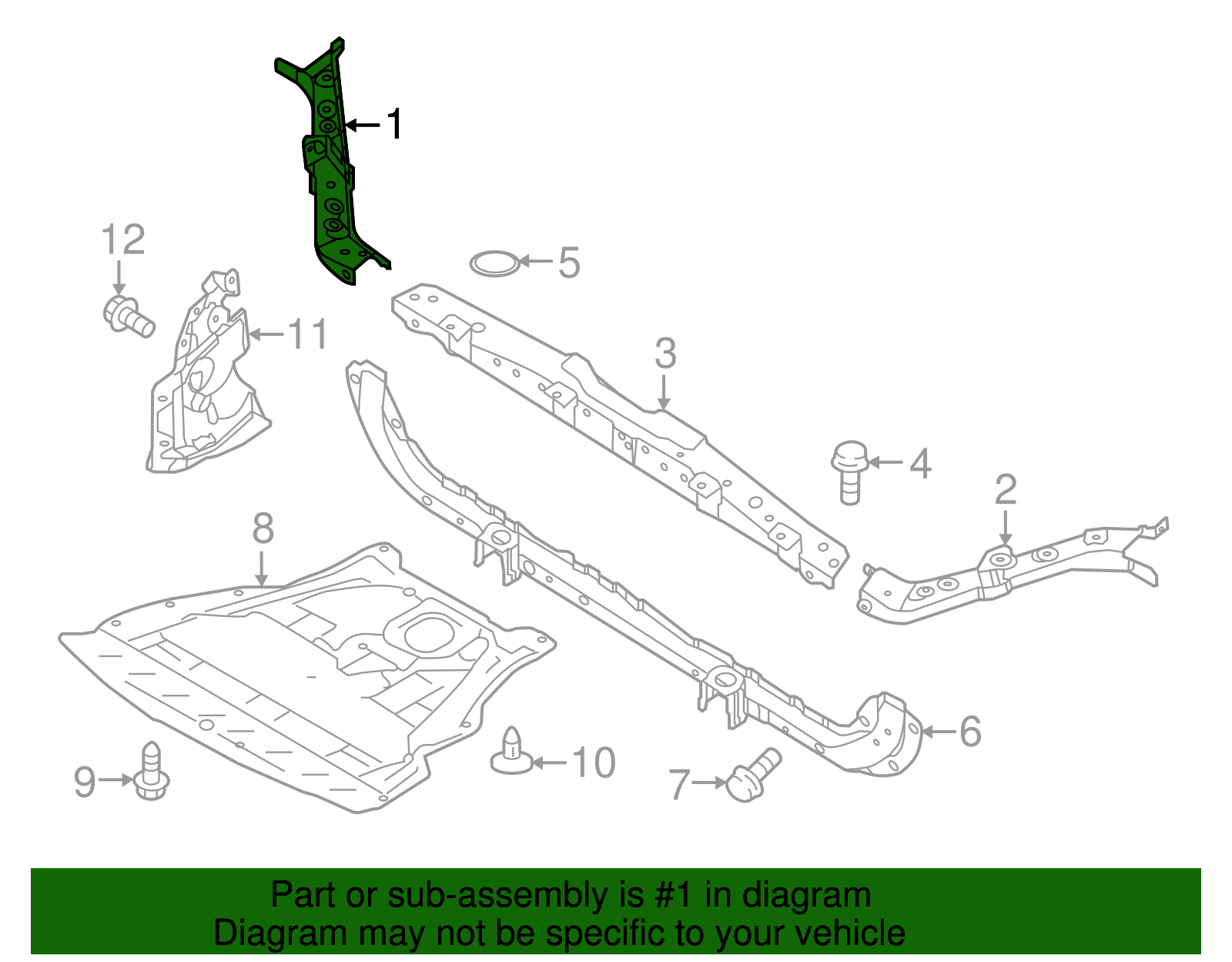 2017-2023 Nissan Outer Support F2520-DF3EA | Boro Nissan Parts