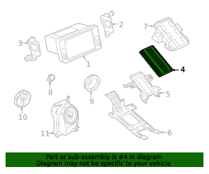 2020-2021 Mitsubishi Amplifier 8701A813 | Auto Parts