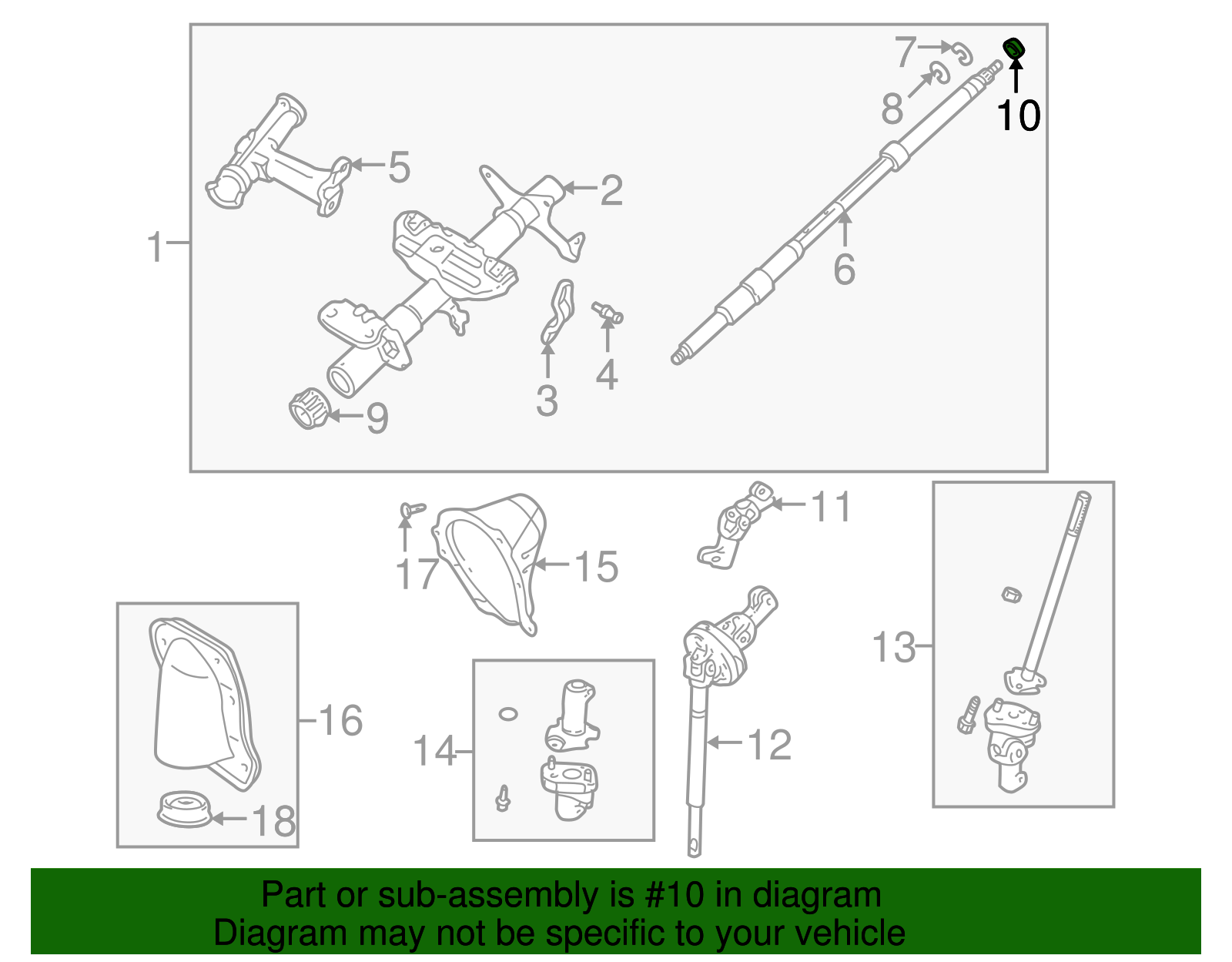 1993-2004 Toyota Shaft Bearing 90363-18011 | Toyota Parts Center