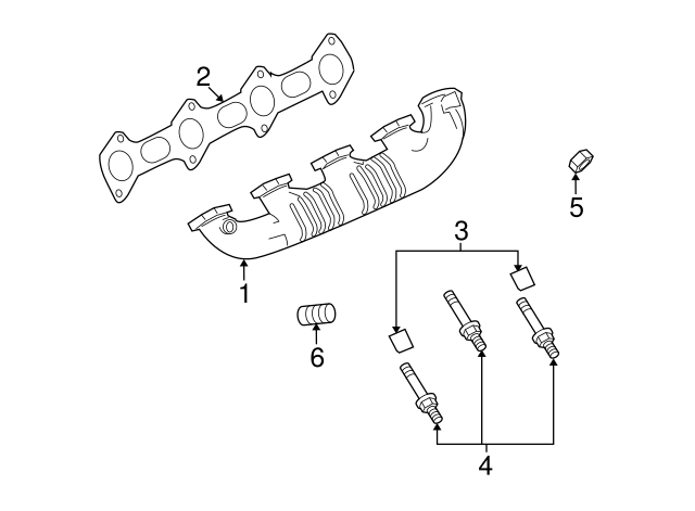 2003-2010 Ford Exhaust Manifold 3C3Z-9431-AB | Blue Springs Ford Parts