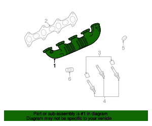 2003-2010 Ford Exhaust Manifold 3C3Z-9431-AB | Blue Springs Ford Parts