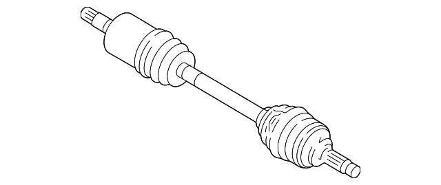 2001-2005 Kia Rio Axle Assembly KK388-25600A | Kia Automotive Parts