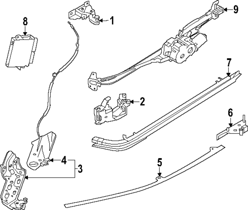 2022-2025 Kia Carnival | Power Sliding Door Motor | 83820-R0000 | Kia ...