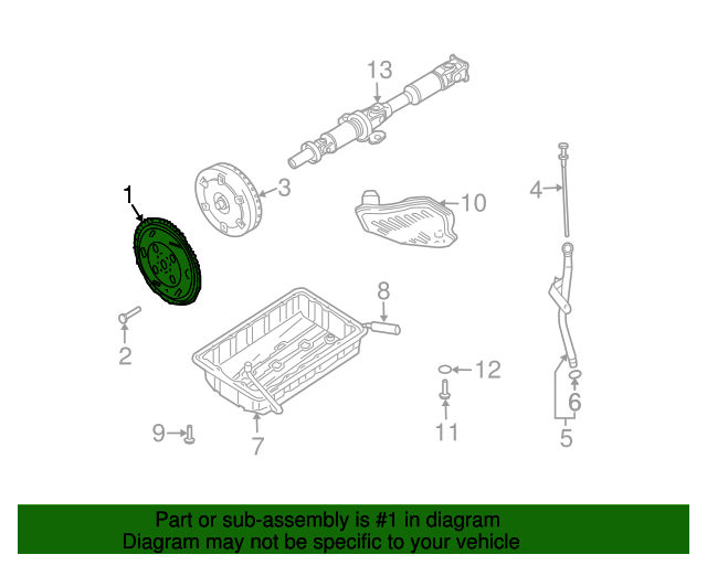 23200-39802 - Flywheel 2003-2006 Kia Sorento | Kia.Parts Store