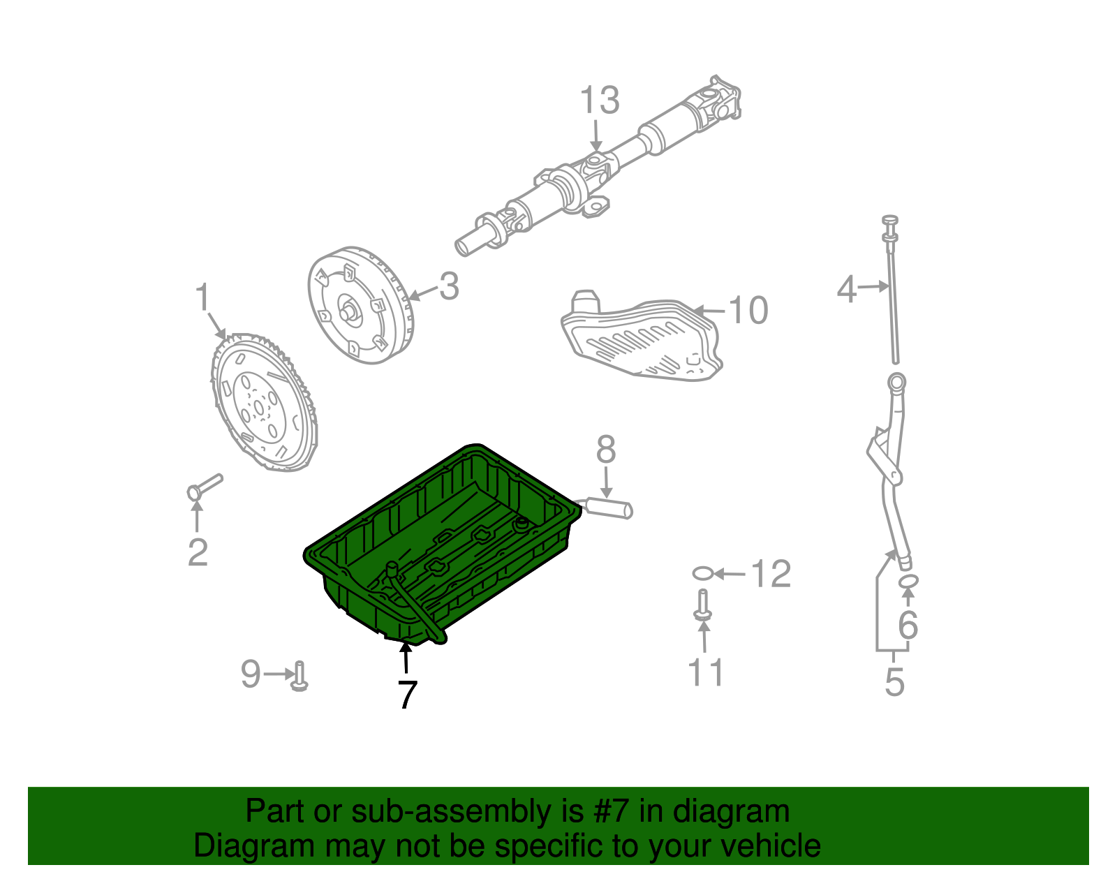 2005-2009 Kia Trans Pan 45280-4C000 | OEM Parts Online