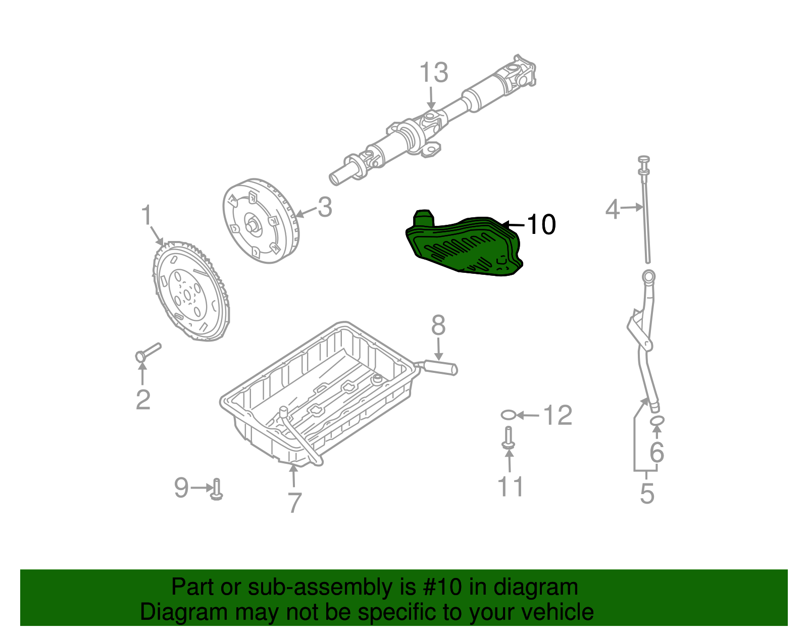 46240-4C000 - Transmission Oil Filter 2003-2009 Kia | Kia.Parts Store