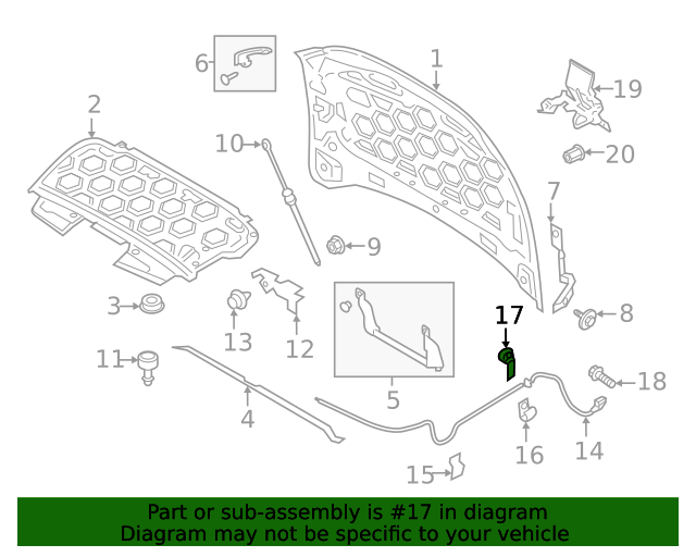 2015-2023 Ford Release Handle FT4Z-16B626-C | TascaParts.com