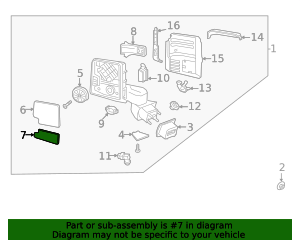 84468914 - Driver Side Door Mirror Lower Glass - 2020-2023 GM | Findlay ...