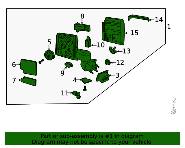 2020 GM Mirror Assembly 84709923 | GMPartsDirect.com