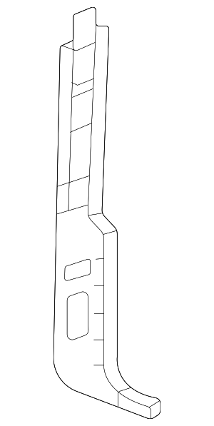 2020-2023 GM Chrome Driver Side Door Mirror Housing Lower Cover ...