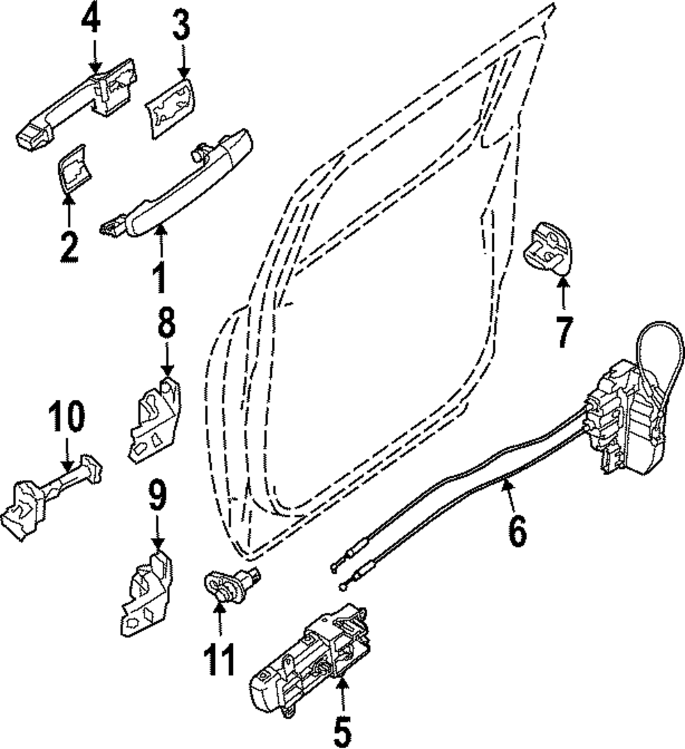 Door Lock Actuator Motor | Melloy Nissan Parts