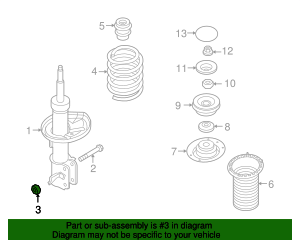 2004-2011 GM Multi-Purpose Nut 94515070 GM | GMPartsDirect.com