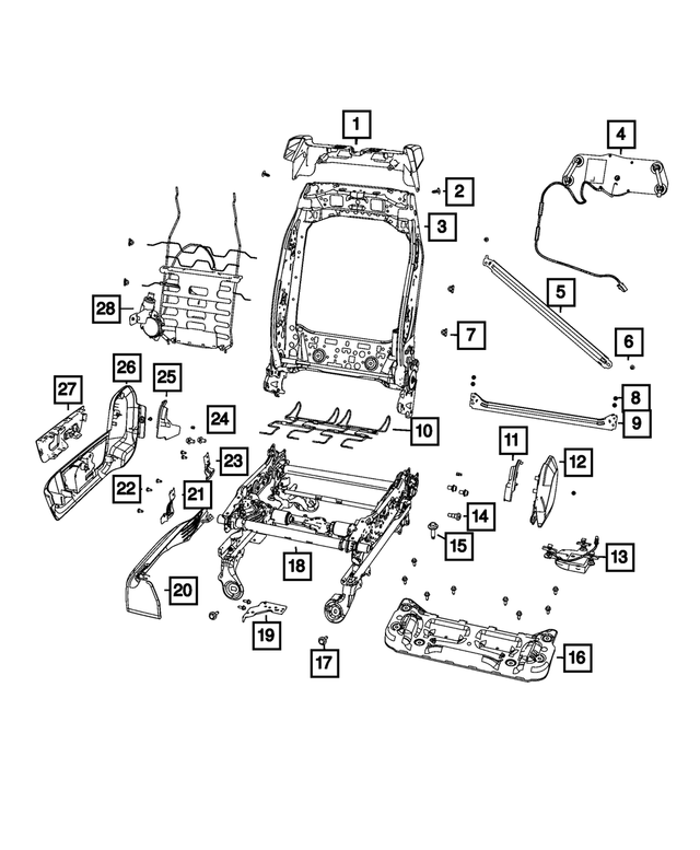 2012-2024 Ram Connector Bracket 68157548AA | Mopar eStore