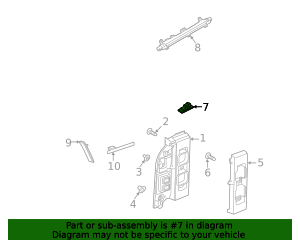 Genuine License Lamp for 2017-2023 Land Rover | Land Rover Part ...
