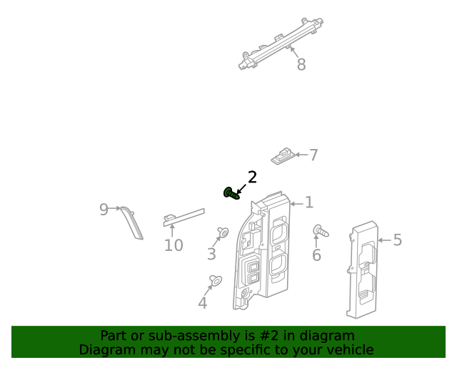 2012-2023 Land Rover Windshield Wiper Linkage Bolt RYG500910 | Express ...