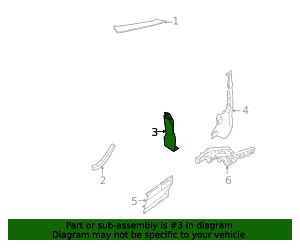 78819-6LB0A - Closing Plate 2020-2025 Nissan Sentra | Nissan Parts ...