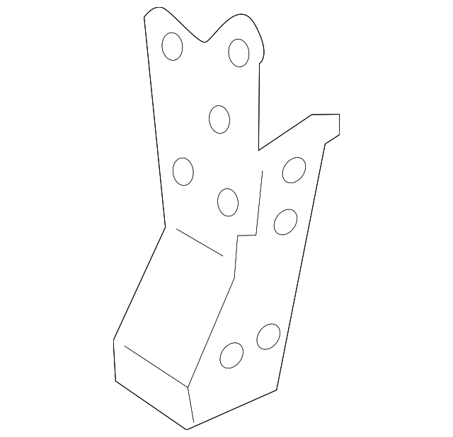 G51F1-3LMMA - Side Member Rail Outer End - 2013-2021 Nissan NV200 ...
