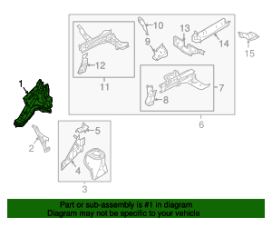 2013-2021 Nissan NV200 Upper Rail F4181-3LMMA | Parts for Nissans